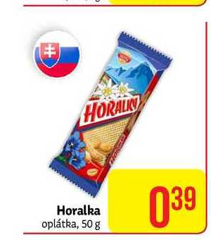 Horalka oplátka, 50 g v akcii | Zlacnene.sk