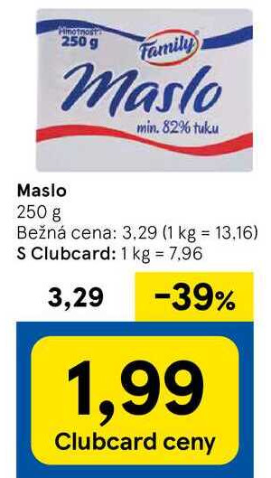ARCHIV | Maslo, 250 g v akcii platné do: 10.9.2024 | Zlacnene.sk
