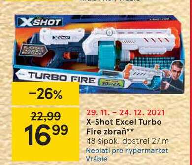 ARCHIV | X-Shot Excel Turbo Fire zbraň v akcii platné do: 24.12.2021 ...