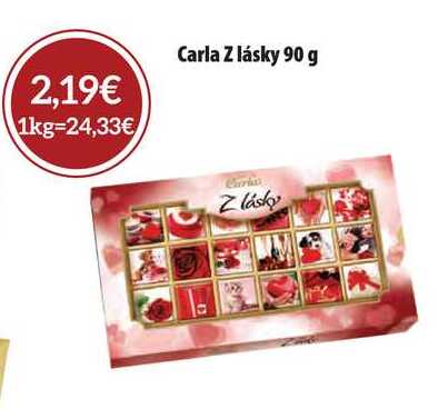 Carla Z lásky 90 g v akcii | Zlacnene.sk