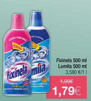ARCHIV | Fixinela čistiaci prostriedok na hrdzu a vodný kameň 500 ml v ...