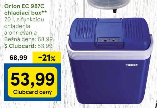 Orion EC 987C chladiaci box v akcii | Zlacnene.sk
